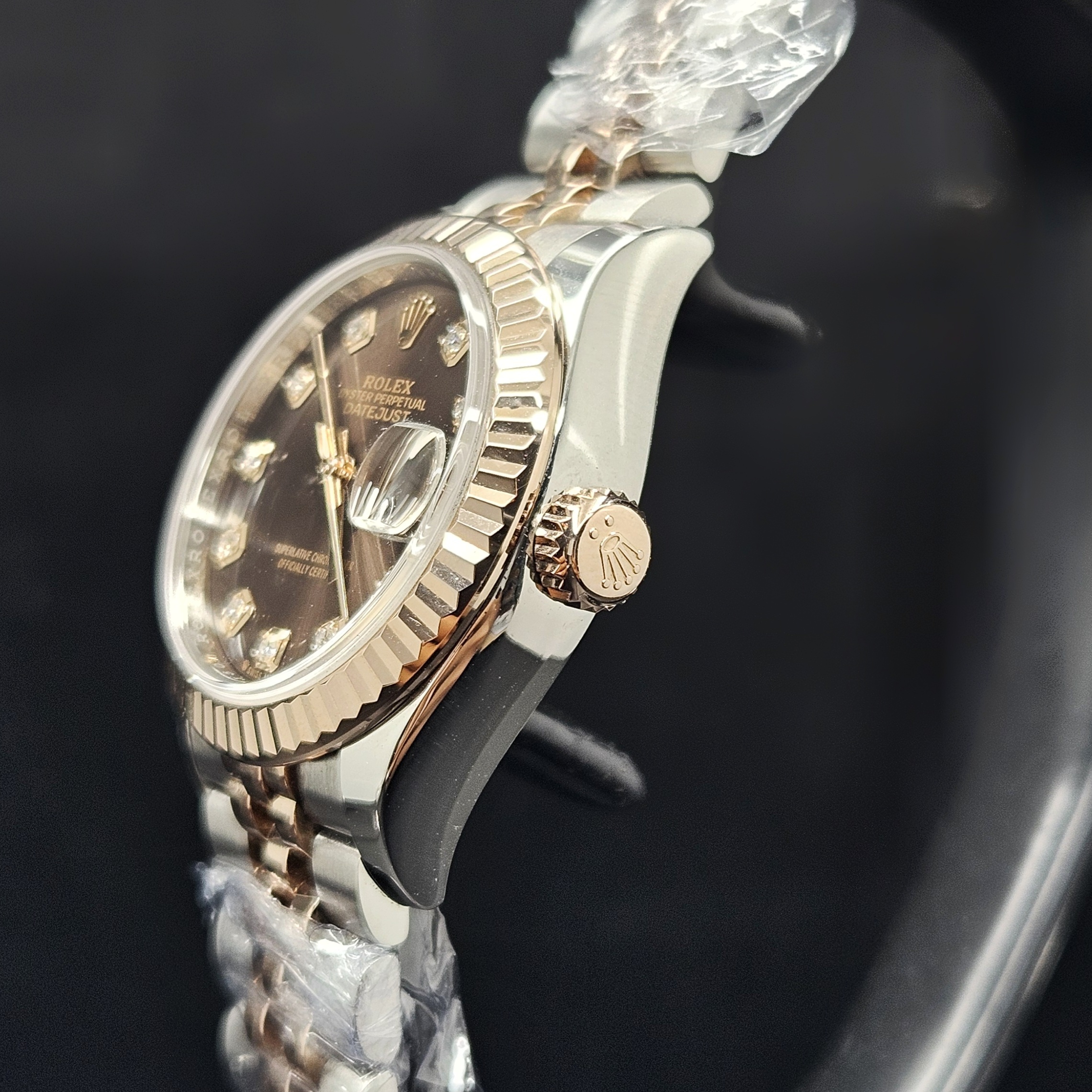 Rolex Datejust Choco Diamond Dial Twotone – Dchronograph Official Store