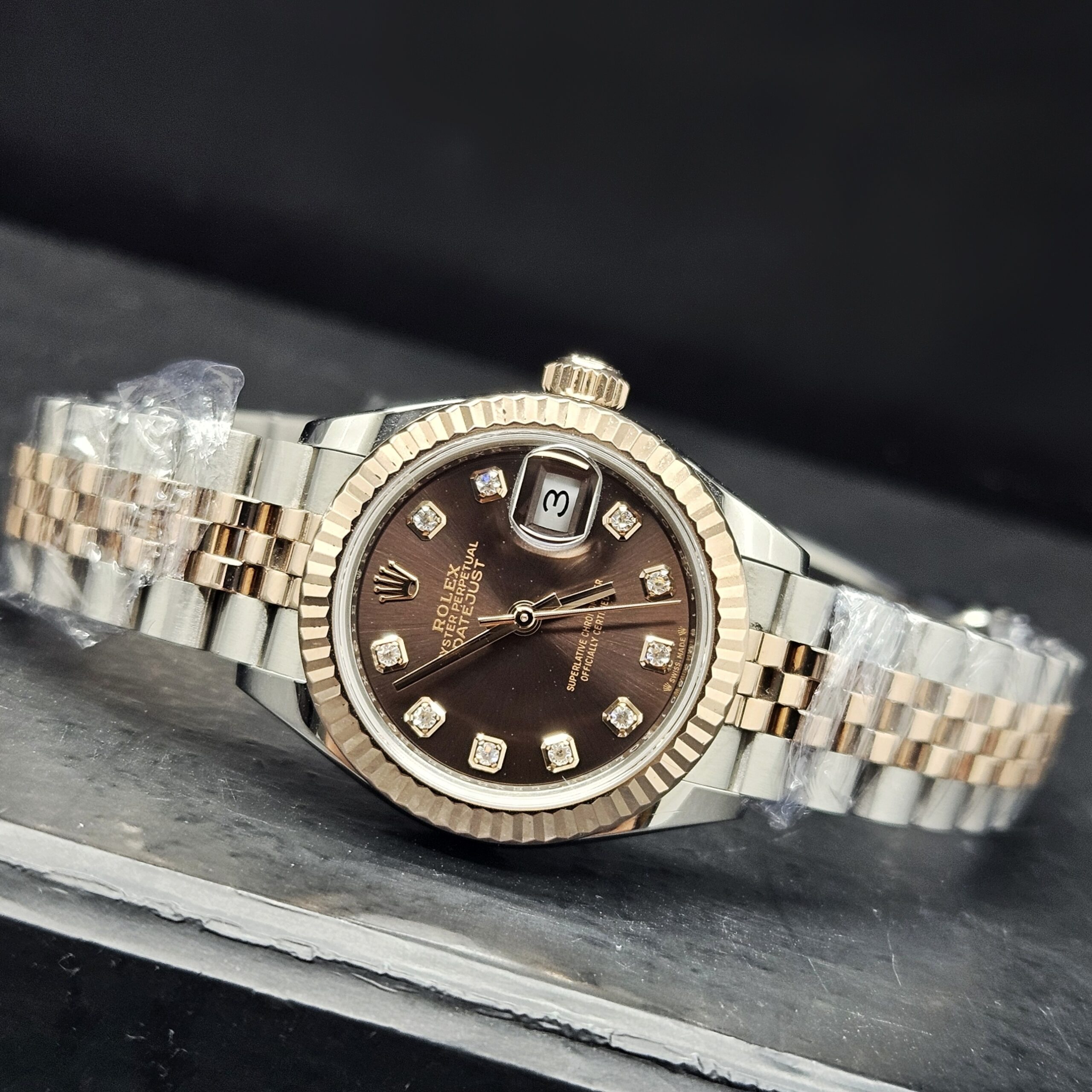 Rolex Datejust Choco Diamond Dial Twotone – Dchronograph Official Store